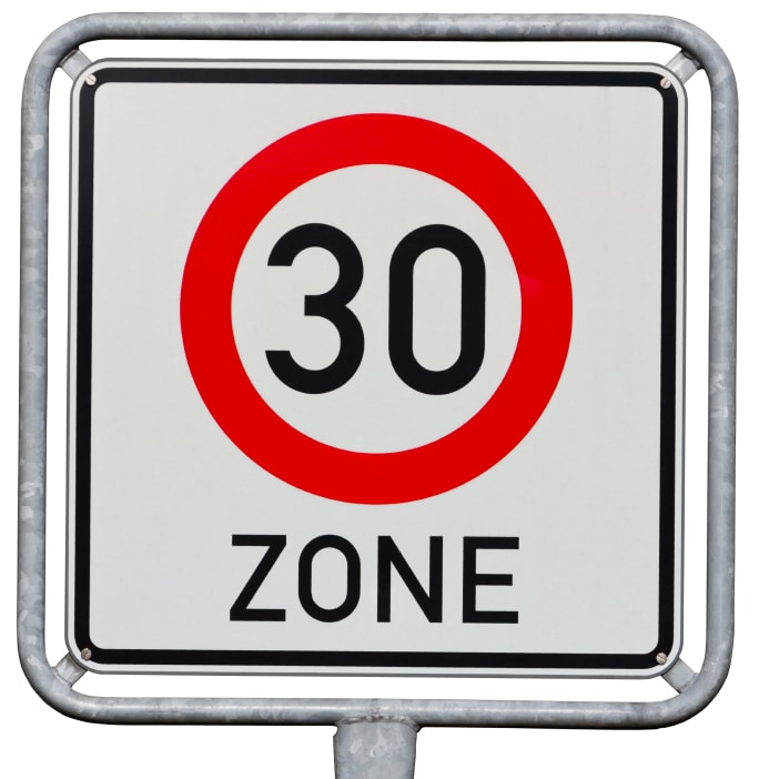 30 Zone Zu Schnell