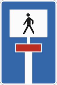Sackgasse: Welche Verkehrsregeln gelten in Deutschland?